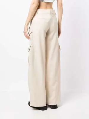 Off-White Toybox Wide-leg Cargo Trousers - Neutrals