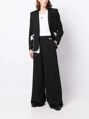 Vetements Pinstripe Wide-leg Trousers