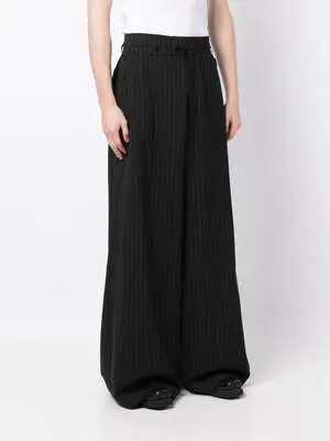 Vetements Pinstripe Wide-leg Trousers