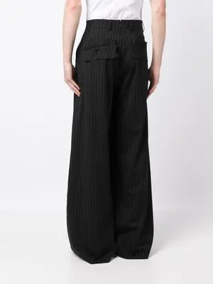 Vetements Pinstripe Wide-leg Trousers