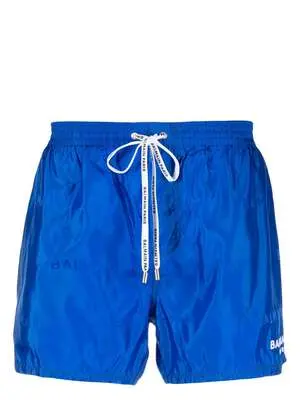 Balmain Logo-print Swim Shorts