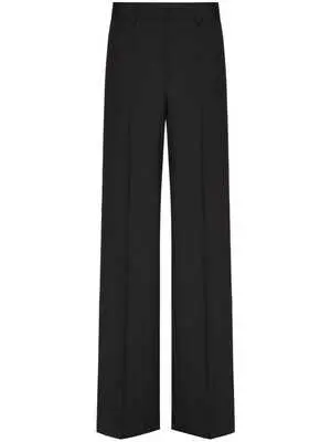 Valentino Garavani Tailored Wool Trousers - Black