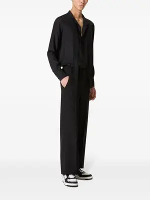 Valentino Garavani Tailored Wool Trousers - Black