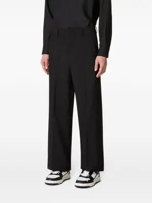 Valentino Garavani Tailored Wool Trousers - Black