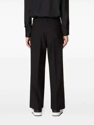 Valentino Garavani Tailored Wool Trousers - Black