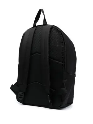 Carhartt Work In Progress Zip-fastening Backpack With Logo Patch - Black
