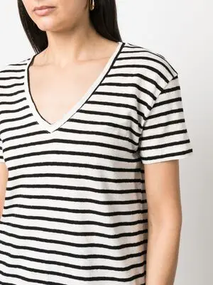 Each X Other Striped V-neck T-shirt