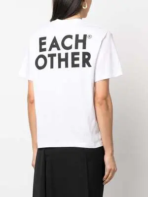 Each X Other Logo-print Cotton T-shirt - White