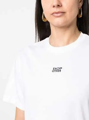 Each X Other Logo-print Cotton T-shirt - White