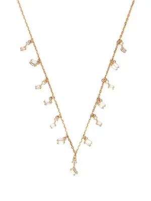 SUZANNE KALAN 18kt Yellow Diamond Cascade Necklace - Gold