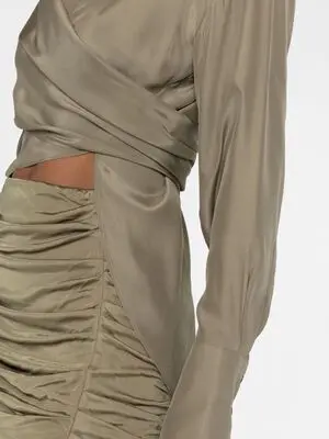 Gauge81 Silk Wrap Blouse