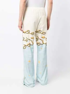 Amiri Sunscape-print Flared Trousers