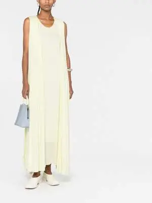 JIL SANDER Draped Maxi Dress - Green