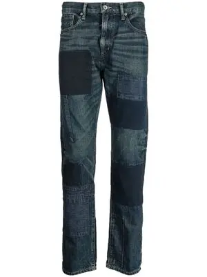 NEIGHBORHOOD Patch-detail Washed-denim Jeans