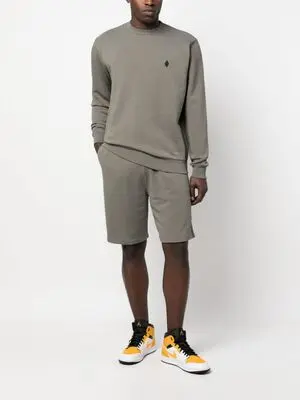 COUNTY OF MILAN Marcelo Burlon Cross Basket Jersey Shorts - Green