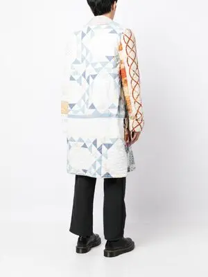 BETHANY WILLIAMS Double-breasted Patchwork Coat