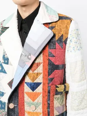 BETHANY WILLIAMS Double-breasted Patchwork Coat