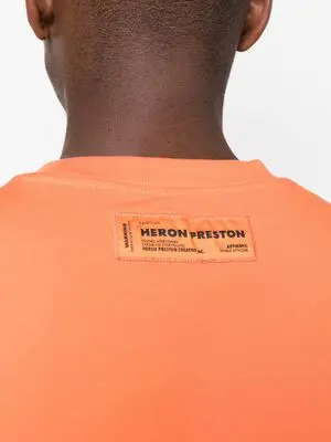 Heron Preston Logo-embroidered Cotton T-shirt