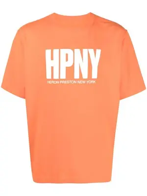 Heron Preston Orange Crewnecks