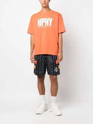 Heron Preston Hpny Print Crew Neck T-shirt - Orange
