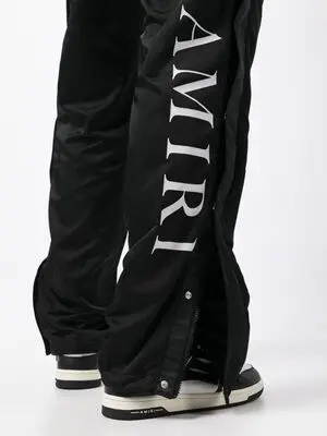 Amiri Logo Print Straight-leg Trousers