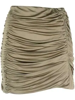 Gauge81 Ruched Stretch Jersey Mini Skirt