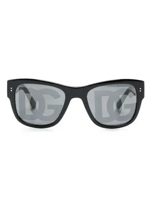 Dolce & Gabbana Logo-print Sunglasses - Black