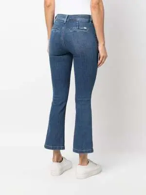Liu Jo Bootcut Cropped Jeans