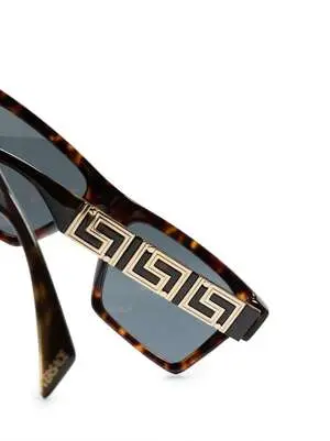 Versace Tortoiseshell Square Sunglasses
