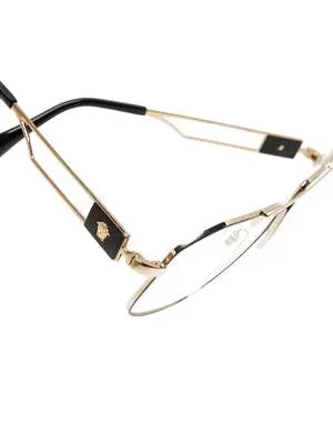 Versace Medusa Head Pilot-frame Glasses - Black