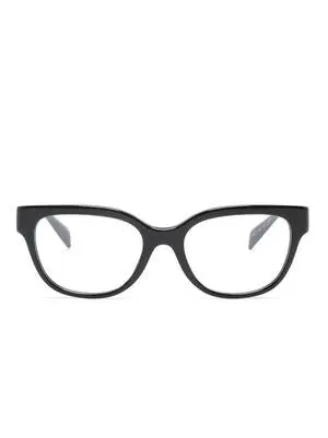Versace Greca Detailing Eyeglasses - Black