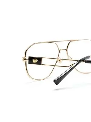 Versace Medusa Head Pilot-frame Glasses