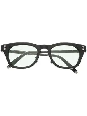 AKONI Orion Square-frame Glasses - Black
