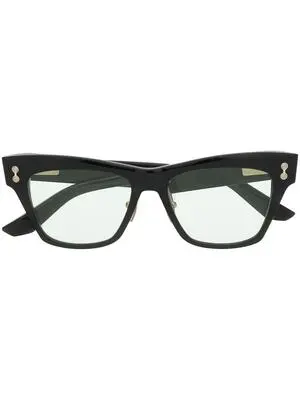AKONI Sagitta Square-frame Eyeglasses - Black