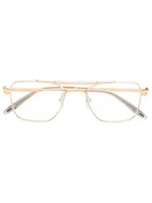 AKONI Square-frame Optical Glasses - Gold