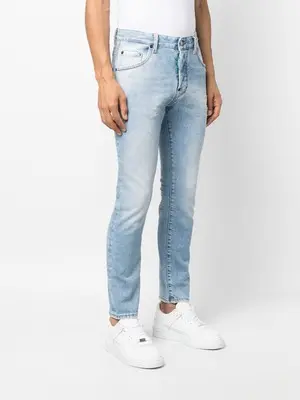 Dsquared2 Skinny Washed Denim Jeans