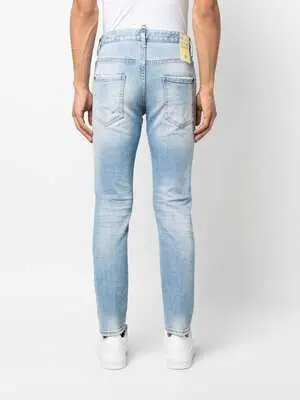 Dsquared2 Skinny Washed Denim Jeans