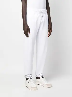 Gcds Tapered-leg Drawstring Trousers - White