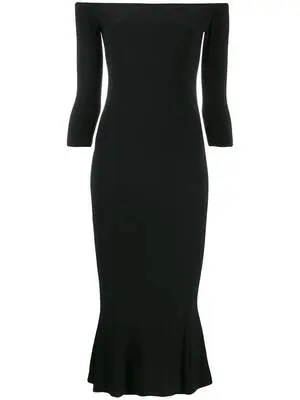 Norma Kamali Off-the-shoulder Fishtail Dress