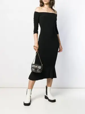 Norma Kamali Off-the-shoulder Fishtail Dress