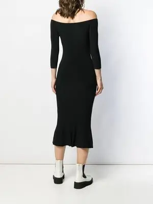 Norma Kamali Off-the-shoulder Fishtail Dress