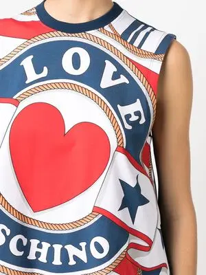 Moschino Heart Logo-print Tank Top