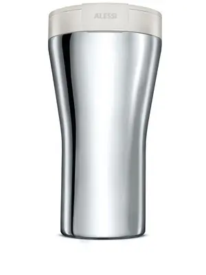 ALESSI Caffa Travel Mug - Silver
