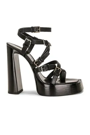 Saint Laurent Strappy Platform Sandals