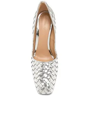Bottega Veneta Comet Slip On Pump - Silver