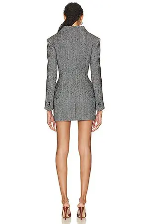 Bottega Veneta Funnel Neck Jacket In Grey