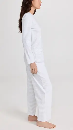 Morgan Lane Ellie Pajama Set - Sky Stripe