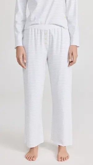 Morgan Lane Ellie Pajama Set - Sky Stripe