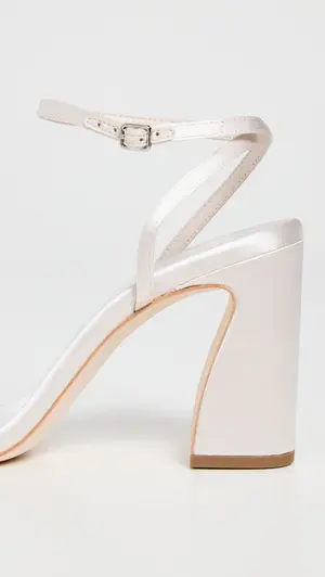 LOEFFLER RANDALL Malia Curved Heel Sandals - Cream