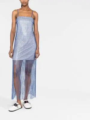 Remain Birger Christensen Sequinned-fringe Maxi Dress